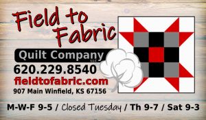 Welcome to Field to Fabric Quilt Company | Field to Fabric Quilt ...